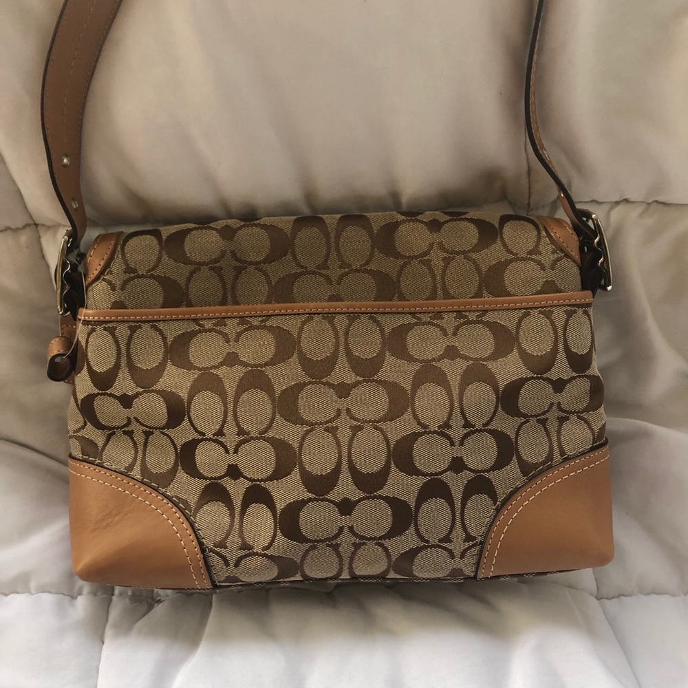 New Coach Satchel Crossbody Signature Bag F13066 - Gem